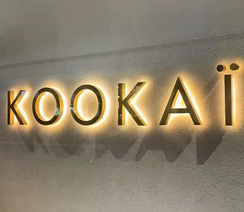 Custom Backlit Sign,illuminated Office,backlit Logo,business 3d Logo ...