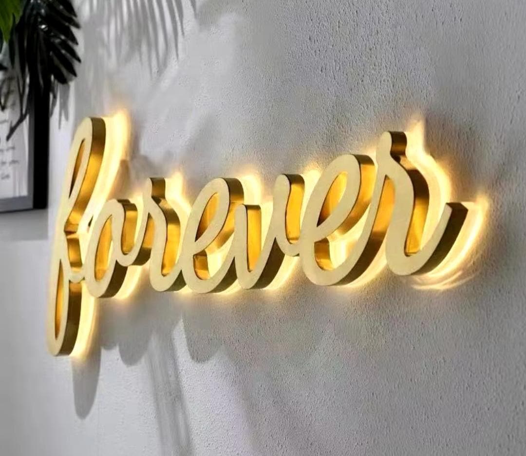 Custom Backlit Sign,illuminated Office,backlit Logo,business 3d Logo ...