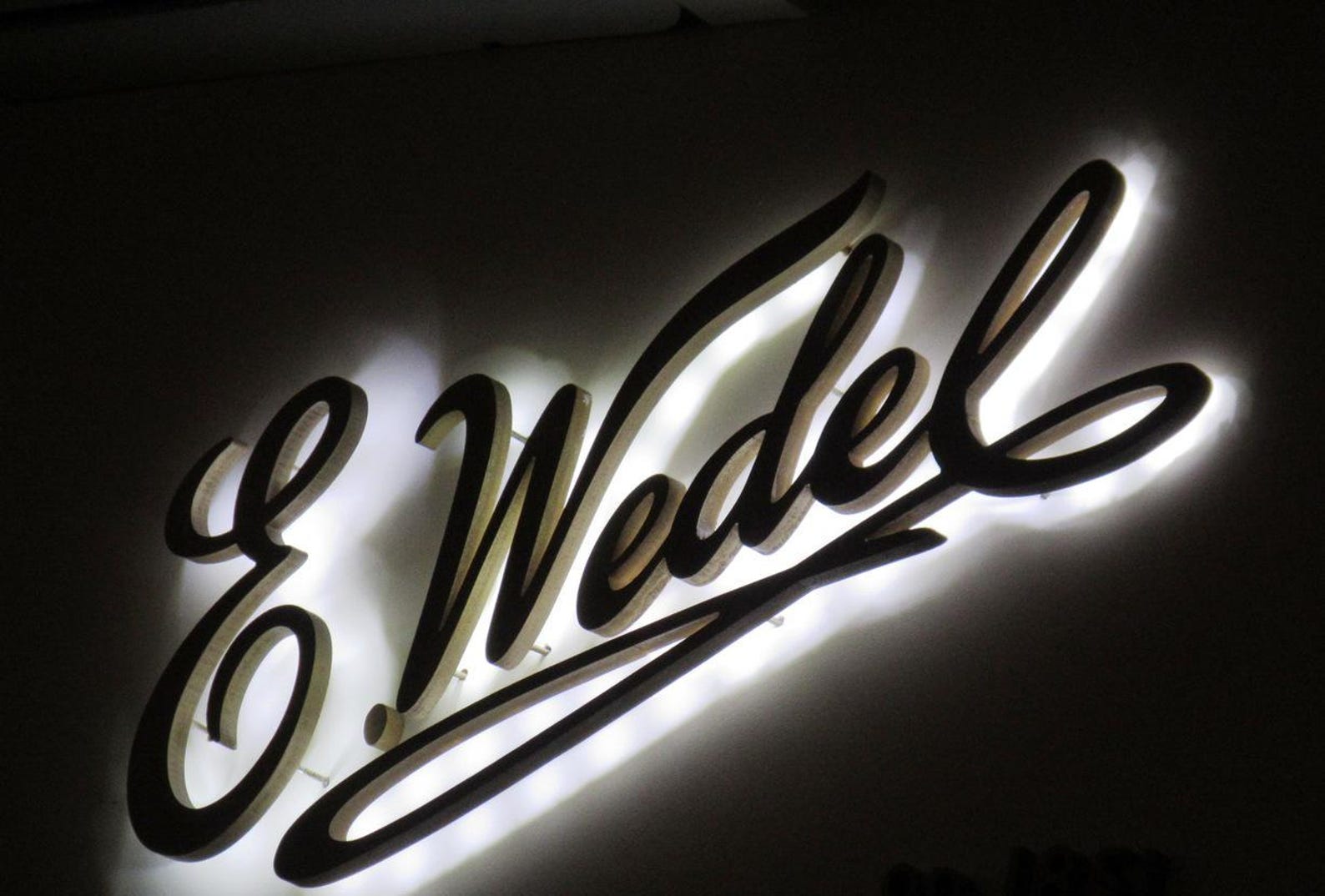 3d Metal Backlit,sign With Light Back,exterior Backlit,front Lit Sign ...