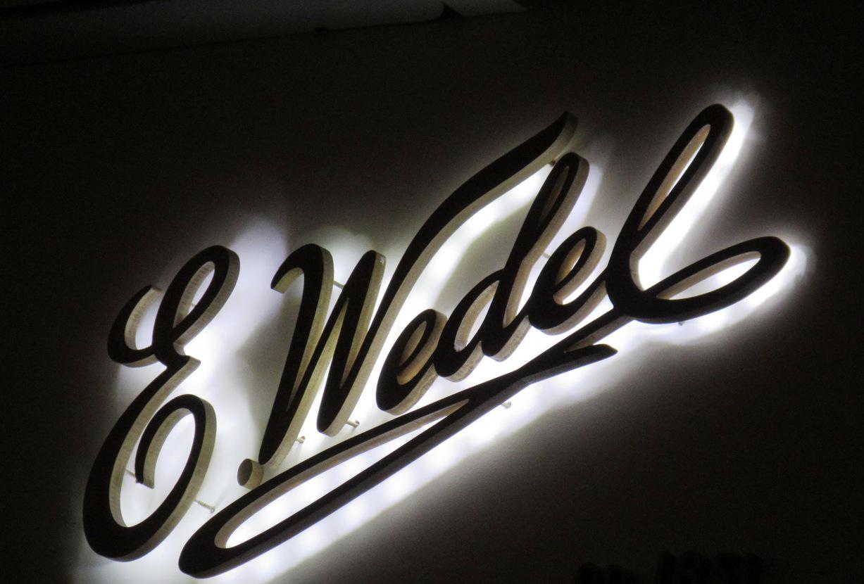 3d Metal Backlit,sign With Light Back,exterior Backlit,front Lit Sign ...