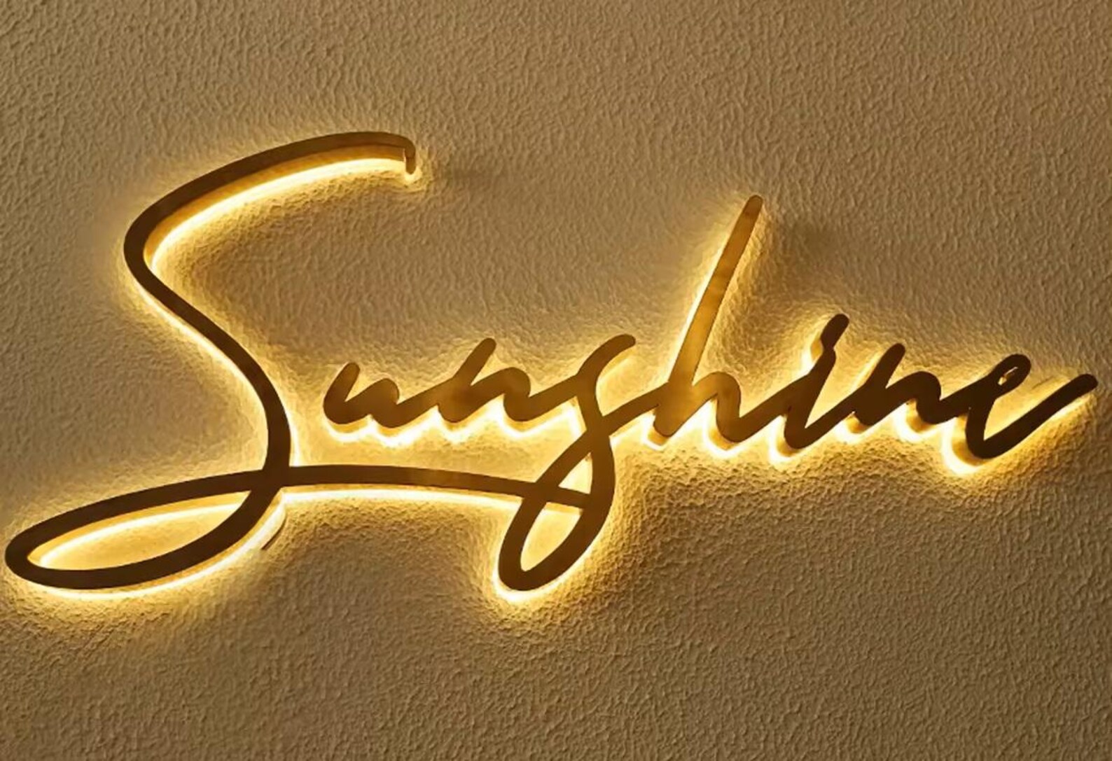 Backlit Wall Sign,lit Business Sign,backlit Sign Office,custom Logo ...