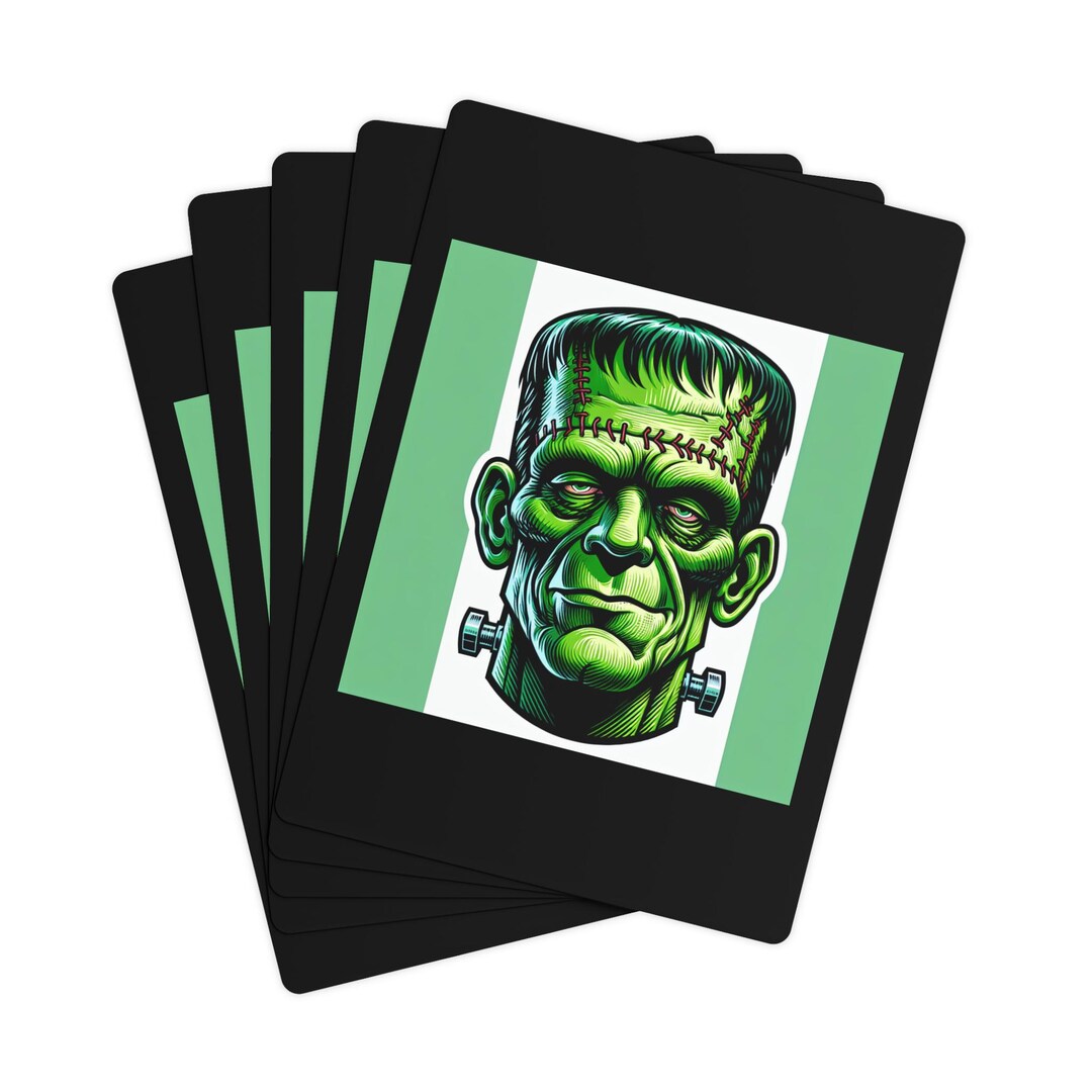 Frankenstein Monster Poker Cards - Etsy