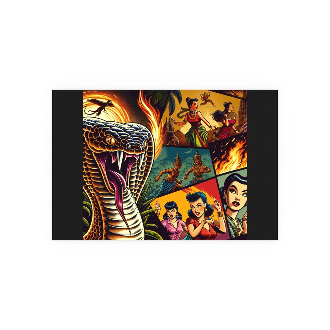 Poster - Cobra Strike Adventures, Satin and Archival Matte Poster ...