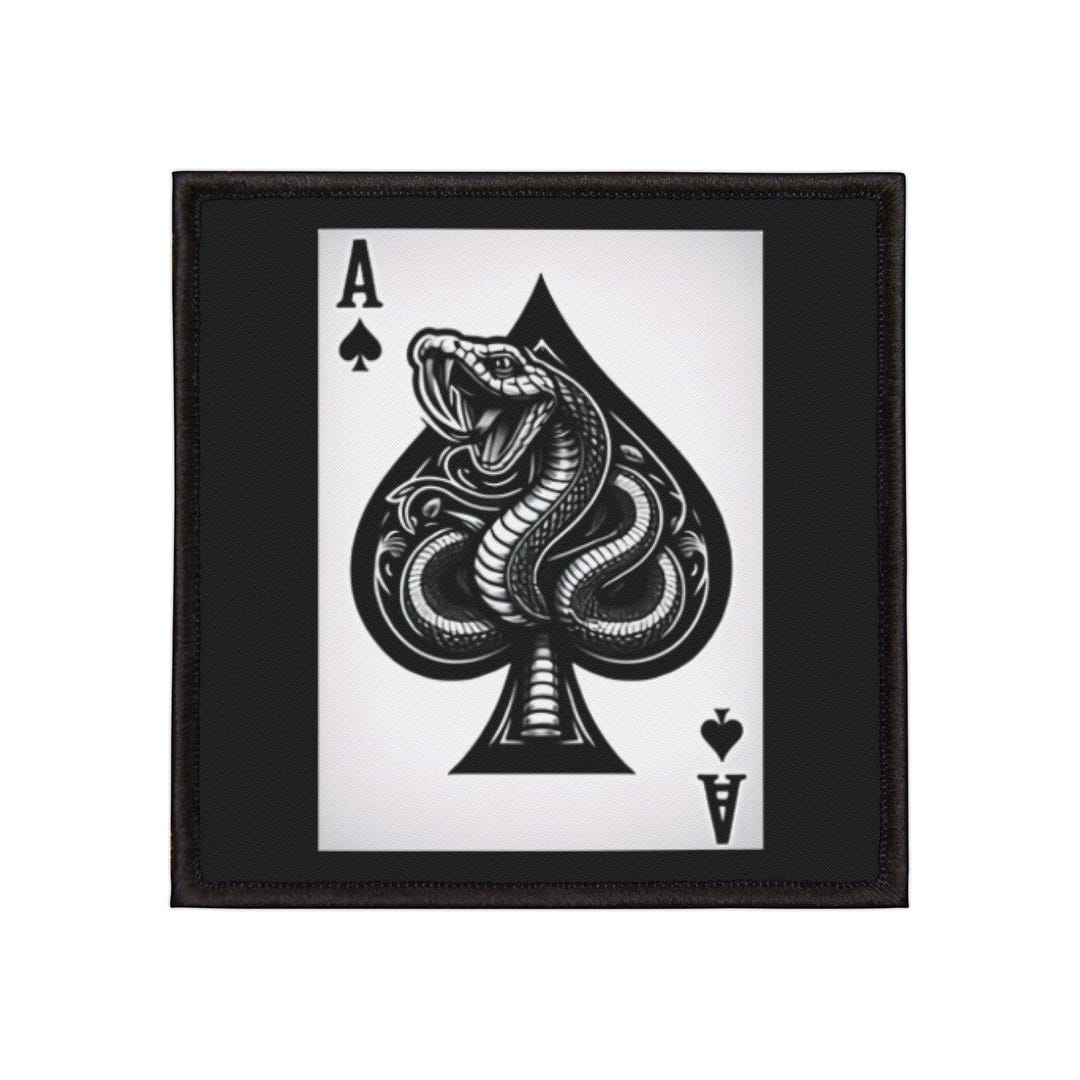 Ace of Spades Patch Iron-on Patch | Playing Card Ace Spade Jacket Patch ...