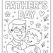 Father's Day Coloring Page: Dad and Child Hug (PDF, JPG, PNG) - Etsy