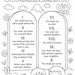 Ten Commandments Coloring Page – Christian Bible Printable for Kids ...