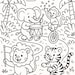 Jungle Animal Parade Coloring Page: Safari Adventure (printable) - Etsy