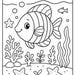 Under the Sea Coloring Page for Kids – Cute Ocean Printable With Fish ...