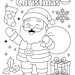 Santa Claus Christmas Coloring Page: Fun Holiday Activity (instant ...