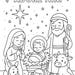 O Come Let Us Adore Him Coloring Page • Nativity Scene Kids • Christian ...