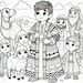 Joseph and the Coat of Many Colors Coloring Page – Christian Bible ...