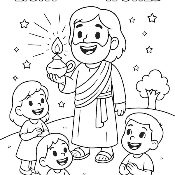 Jesus is the Light Craft - Etsy