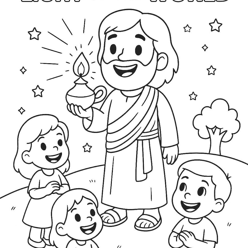 Jesus Art Light - Etsy