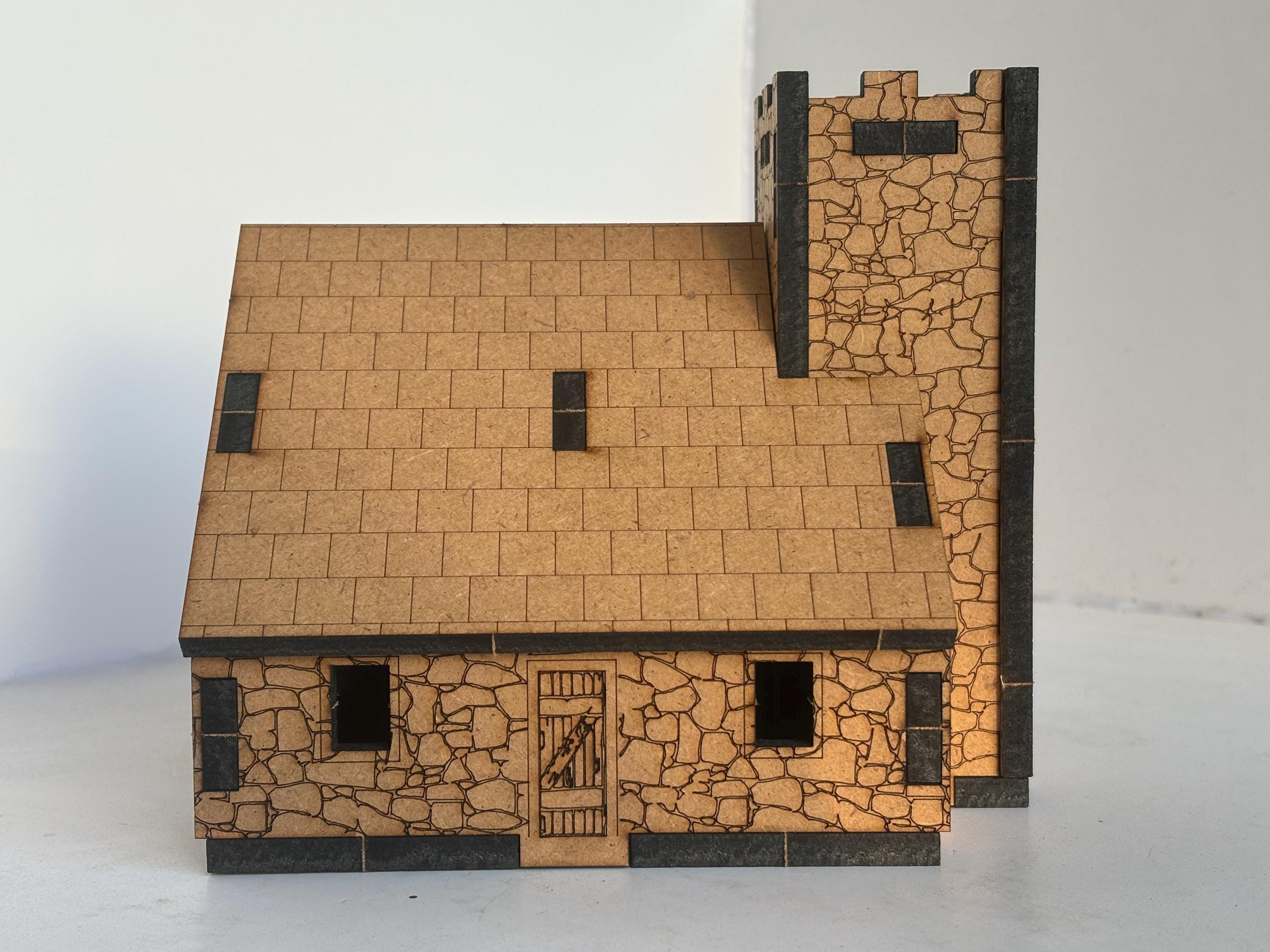 Laser Cut Stone Cottage, 28mm Scale. for Wargaming Terrain, Dnd ...