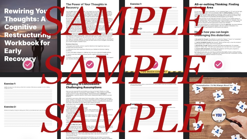 Rewiring Your Thoughts: A Cognitive Restructuring Workbook for Early ...