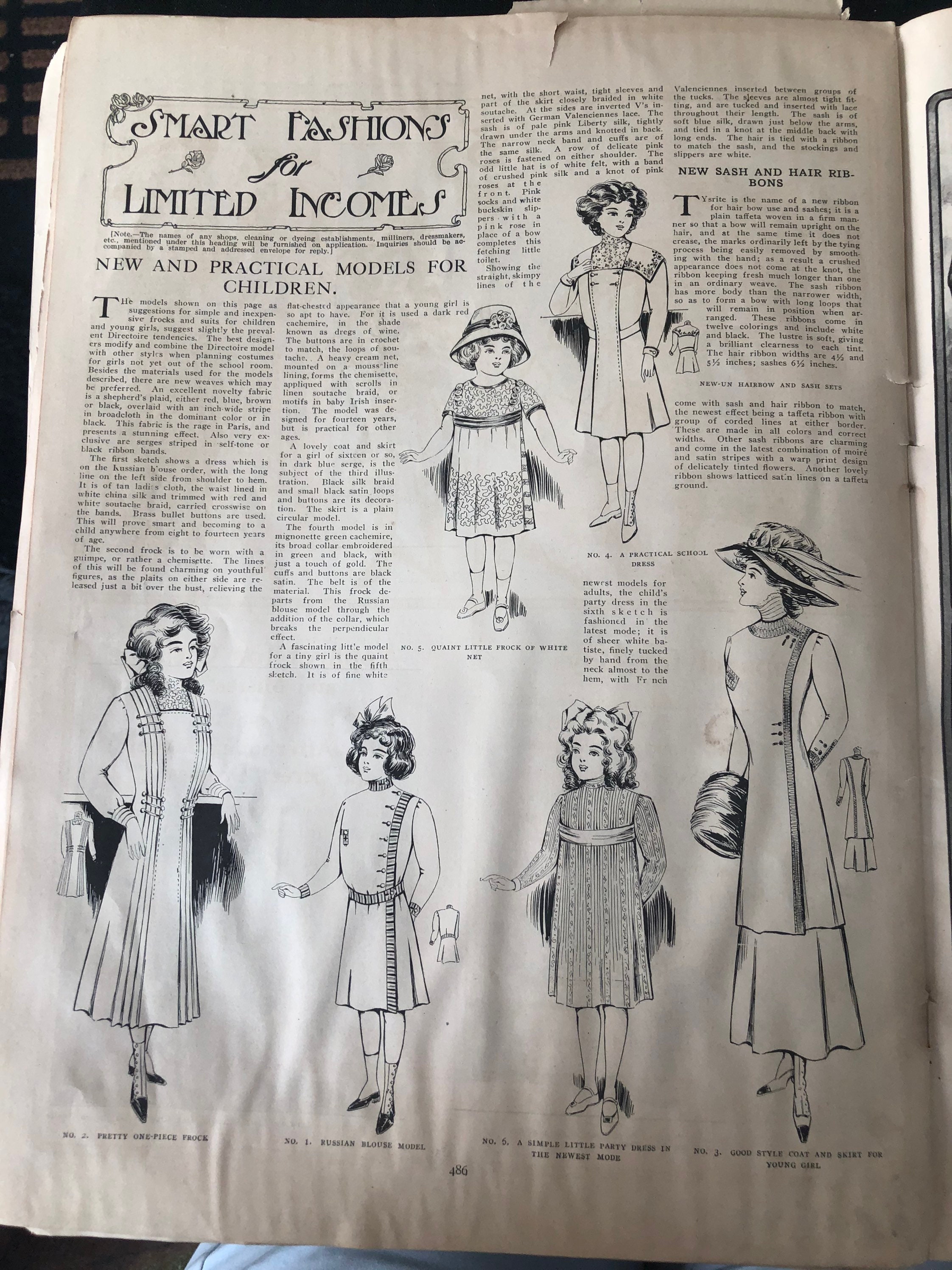 1908 VOGUE Magazine - Etsy