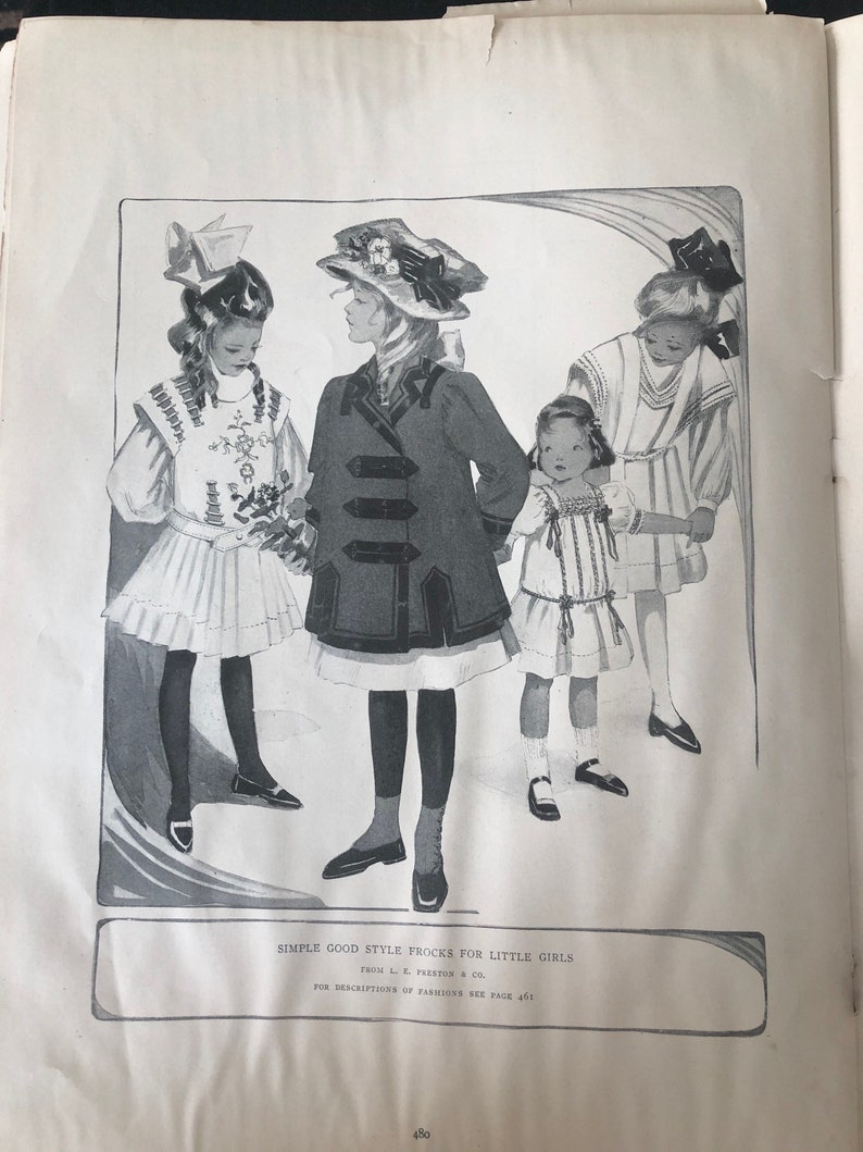 1908 VOGUE Magazine - Etsy