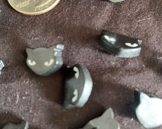 1000 Black Cat Buttons - Etsy