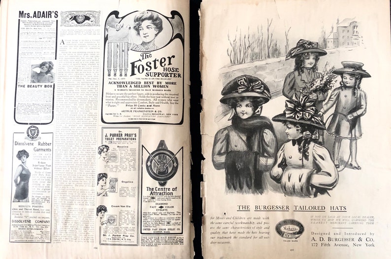 1908 VOGUE Magazine - Etsy