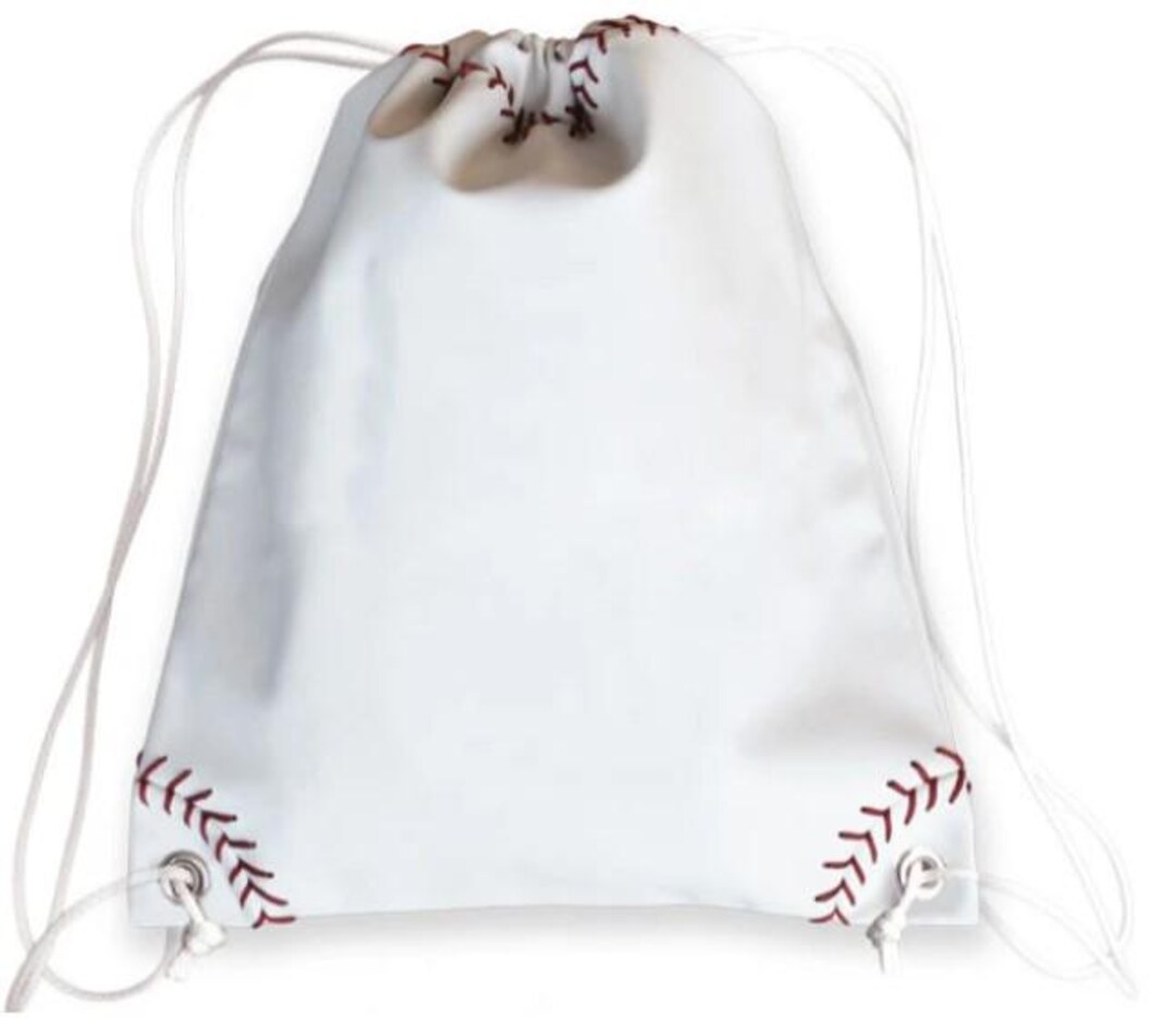 Baseball Drawstring Cinch Bag - Etsy