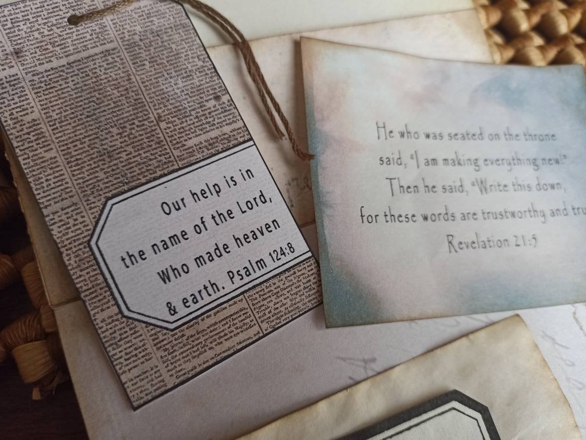 Yesterdays Vintage Verse Tag Printable - Etsy