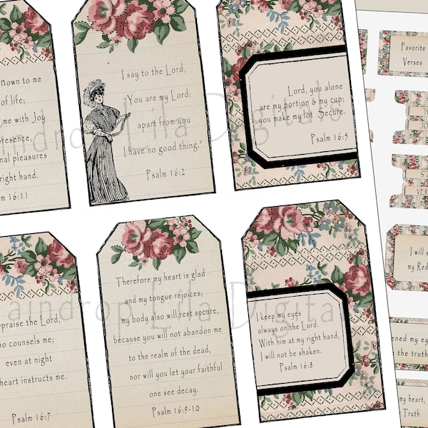 Scripture Tags - Etsy