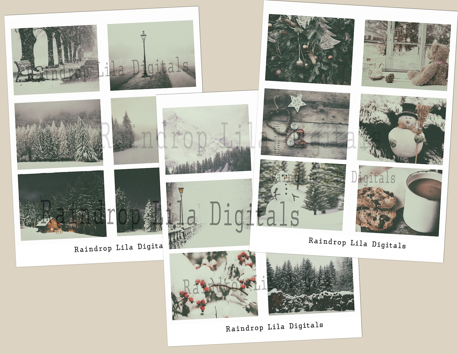 Let It Snow Winter Aesthetic Journaling Card Printable for - Etsy