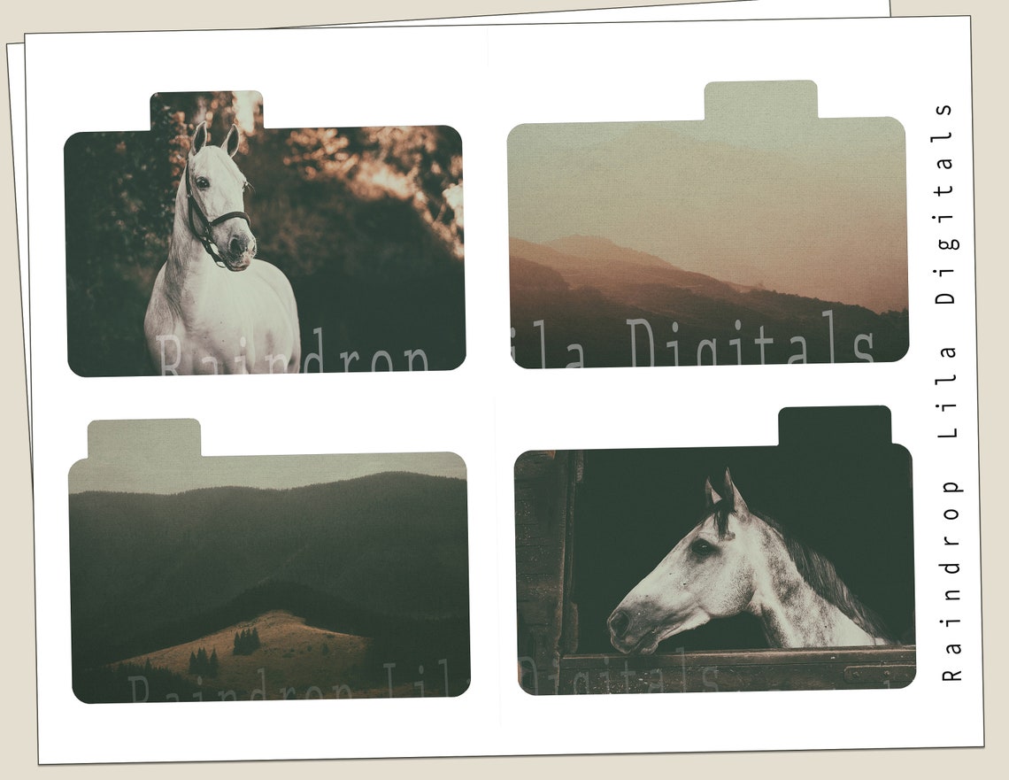 Printable Fall Collection of File Cards for Junk Journals and - Etsy