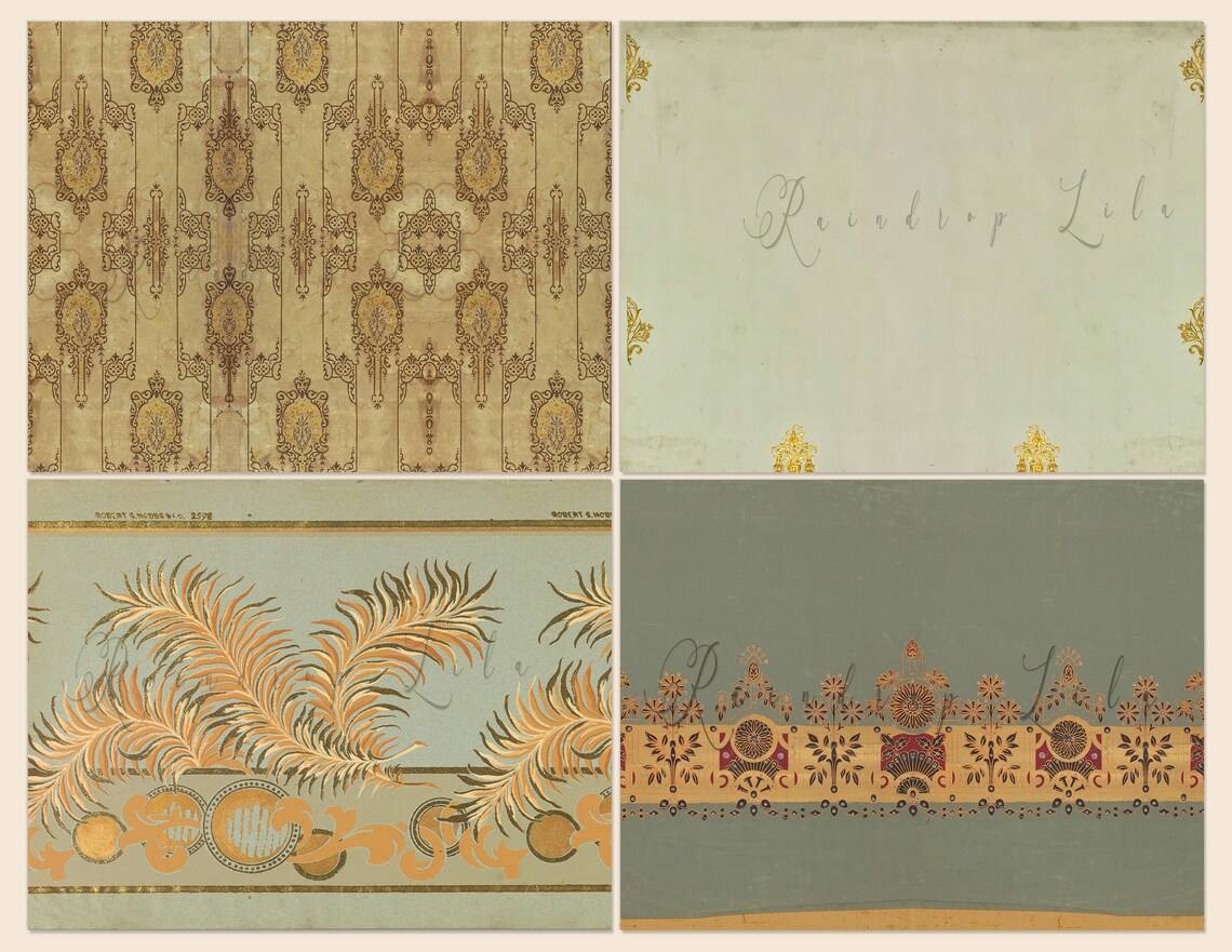 Timeless Patterns Standard Printable - Instant Download, Vintage Junk ...