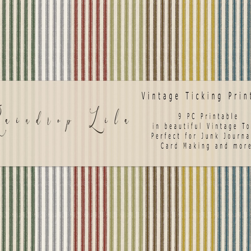 Vintage Ticking - Etsy