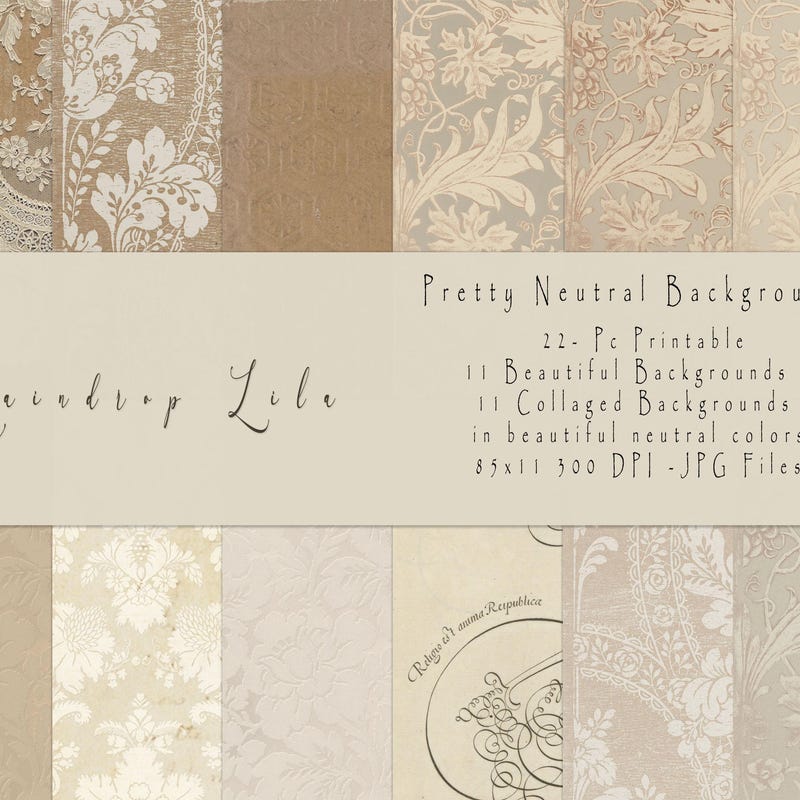 Neutral Background - Etsy