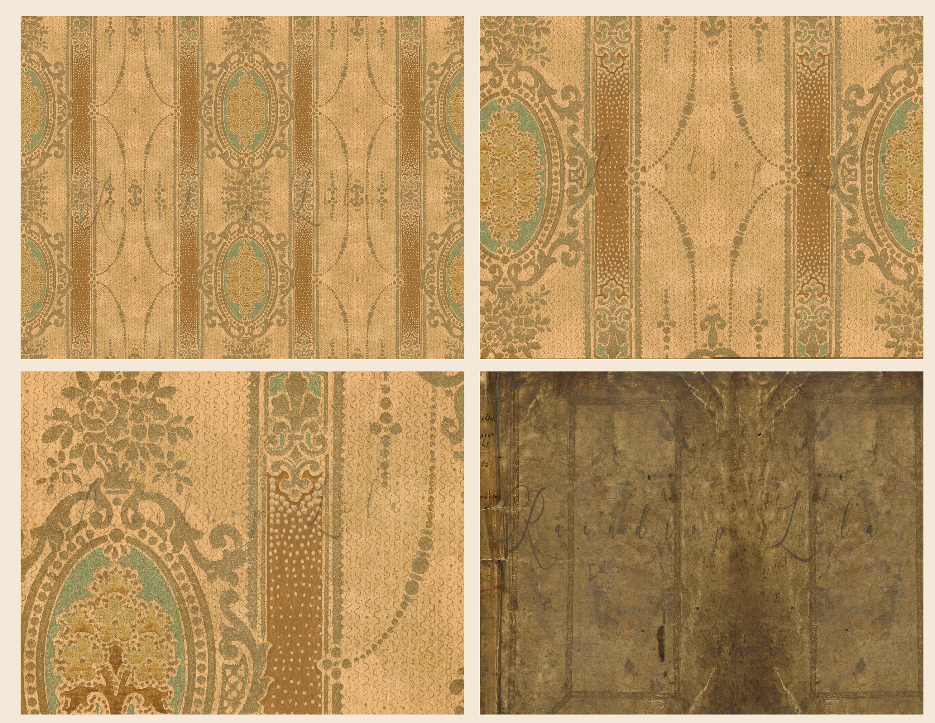 Timeless Patterns Standard Printable - Instant Download, Vintage Junk ...