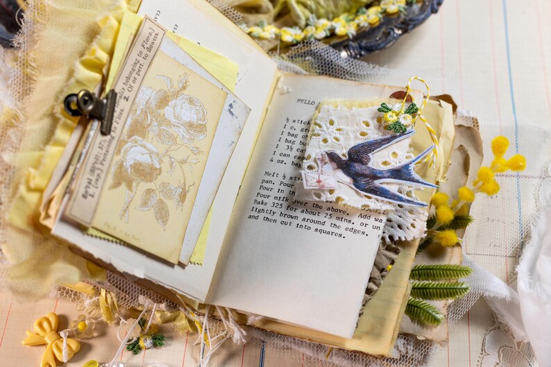 Yellow Roses, Framed Art Printable, Junk Journal Ephemera Kit, INSTANT ...