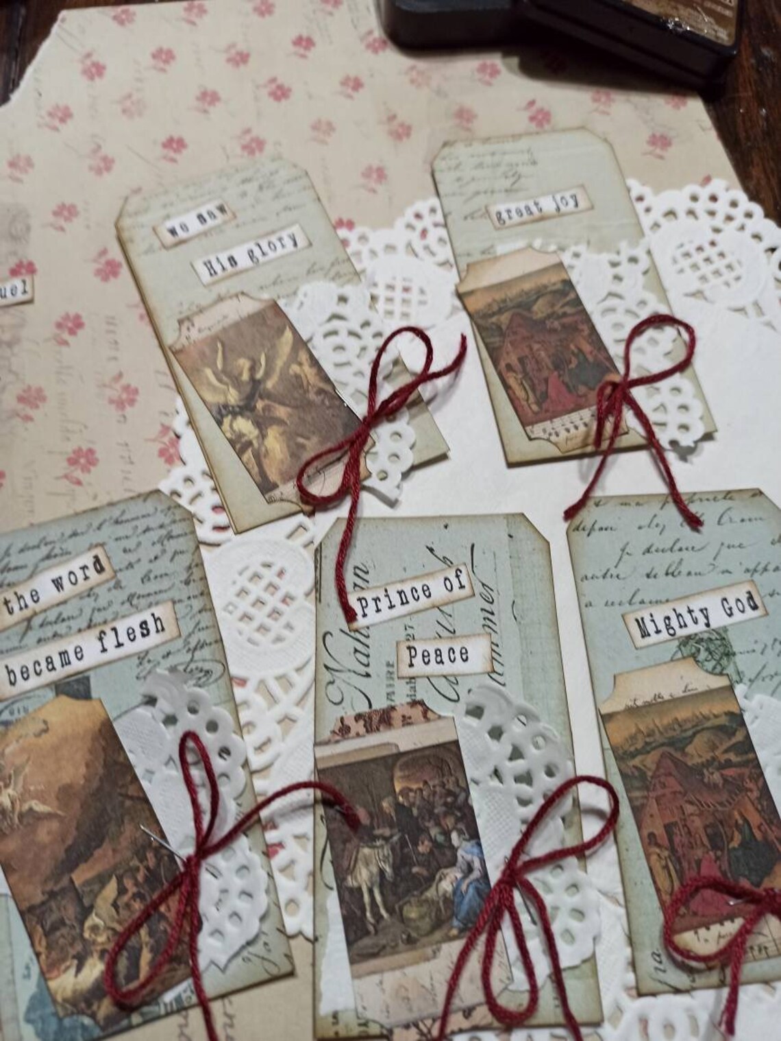 Printable Art Add On 4 Pc-printable Tickets Faux Washi - Etsy