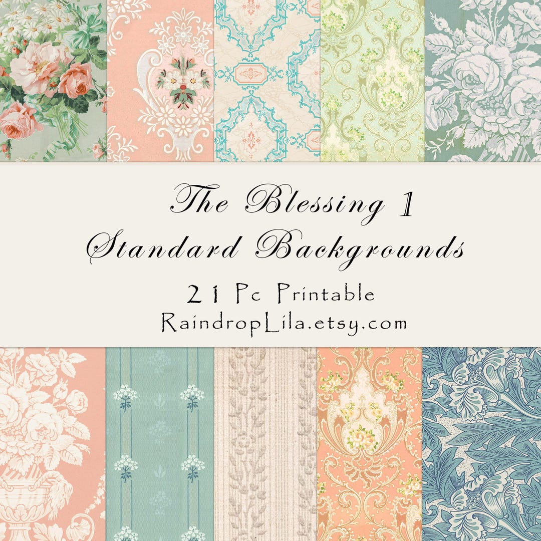 The Blessing, Standard Backgrounds I, Vintage and Antique Printable ...
