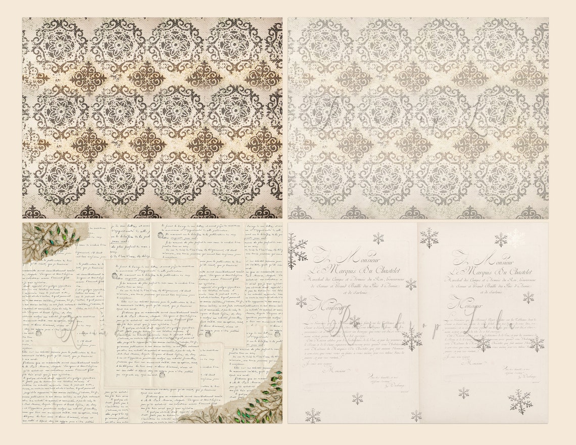 Starlight Standard Journal Background Printable - Vintage Journal ...