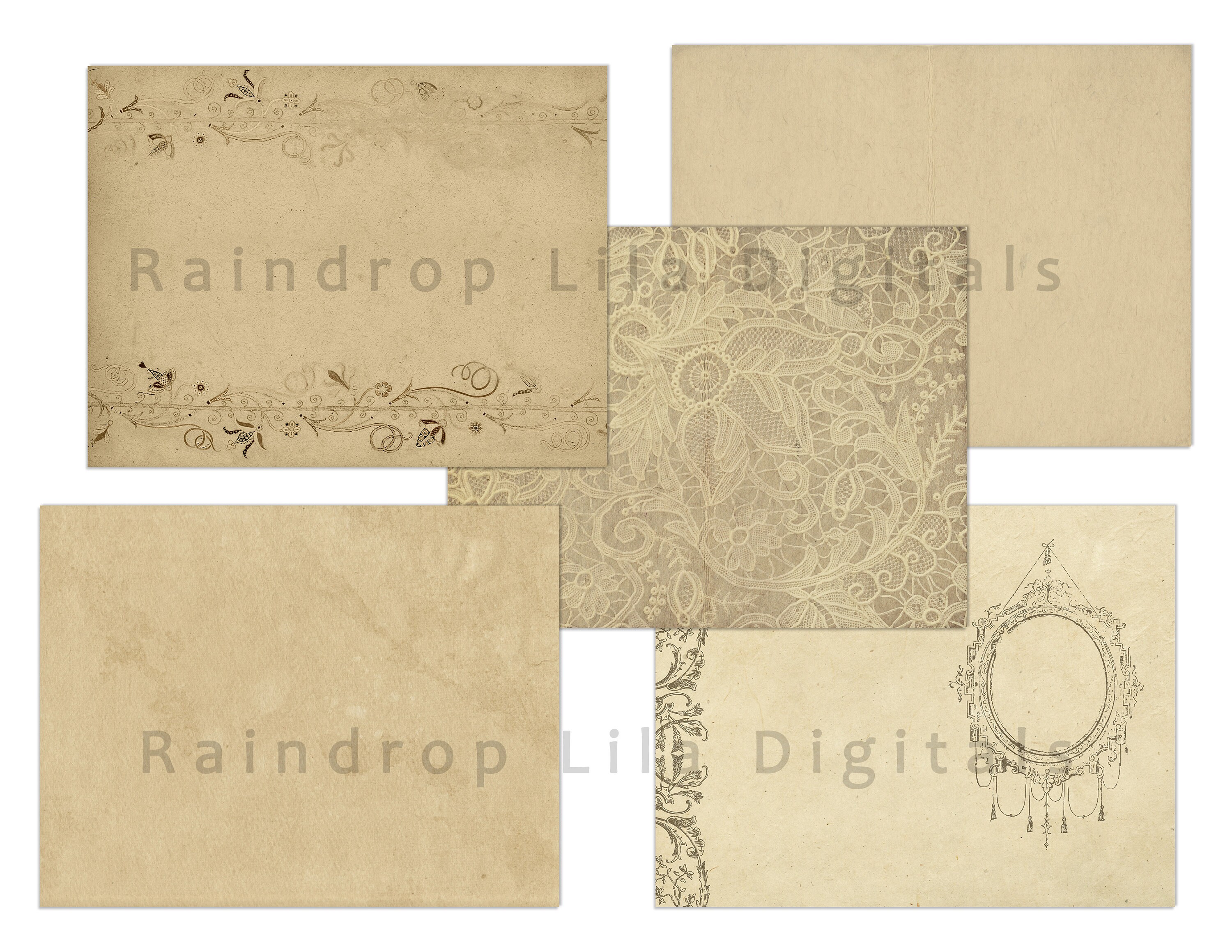 Medieval Printable 10 Pc PARCHMENT Paper Digital - Etsy