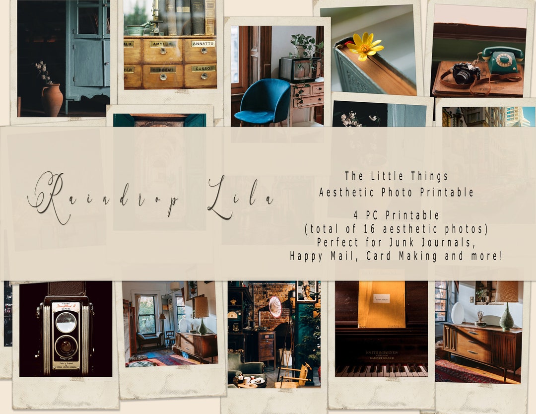 The Little Things - Vintage Inspiration Instant Photo Printables ...