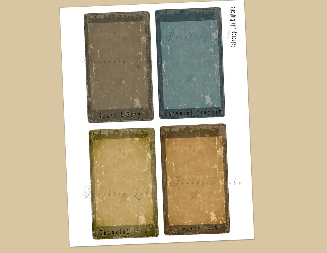 Rust Vintage Bible Verse Cabinet Cards - AUTUMN FALL Printable Paper ...
