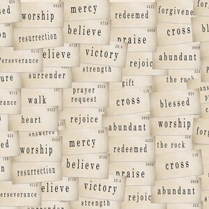 Faith -MINI- Flash Card Label Printable - Vintage Style - Raindrop Lila ...