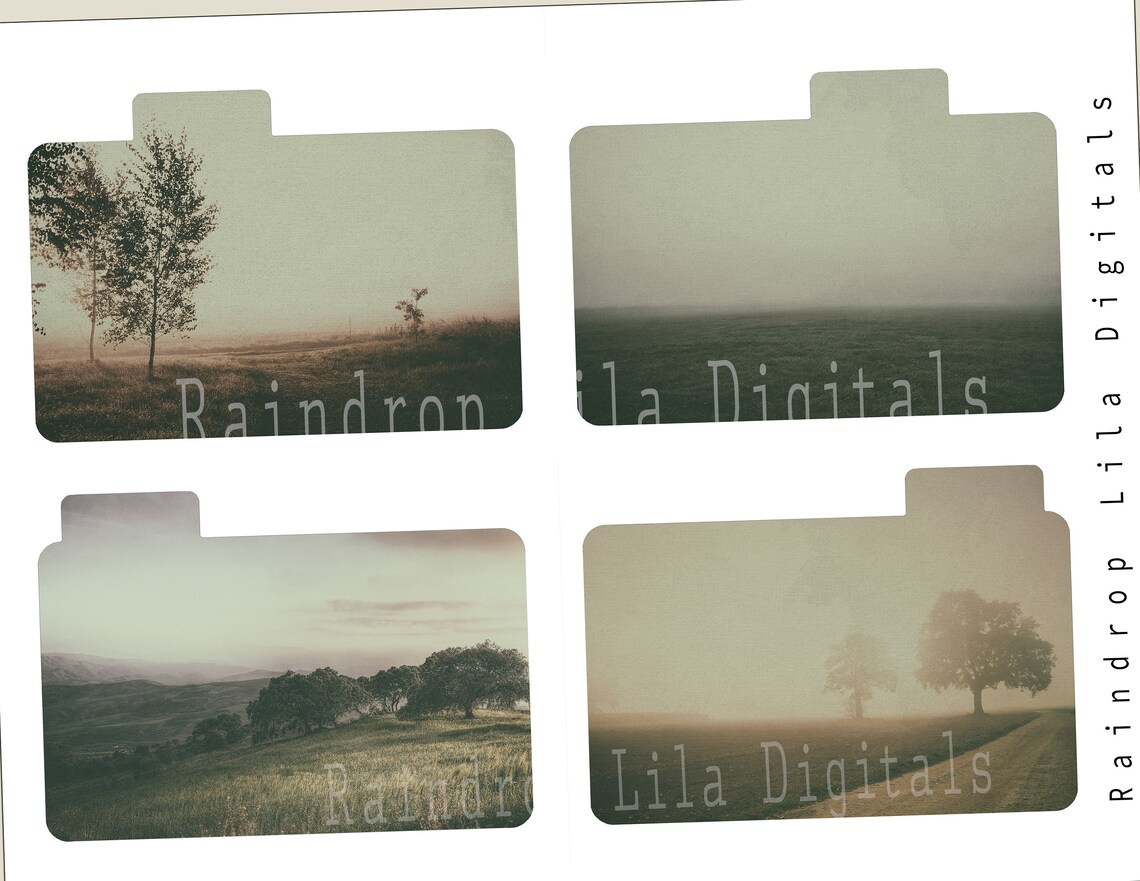 Printable Fall Collection of File Cards for Junk Journals and Planners ...