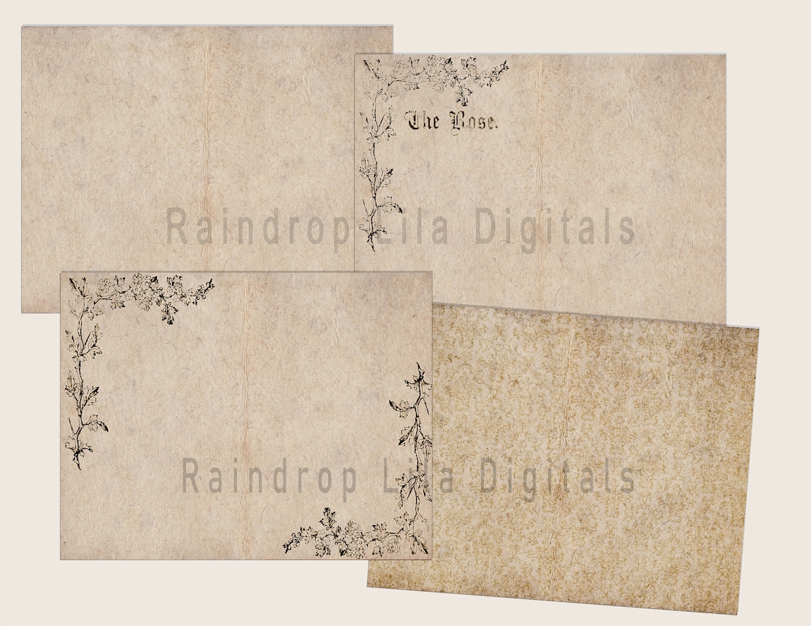 Kraft Digital Papers, Scrapbook Papers, Printable Papers, Paper ...