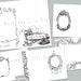 Grayscale Baby Junk Journal Digital Pages Printable - Etsy