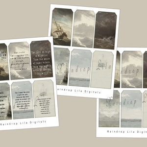Nautical Bible Verse Digital Journaling Cards and Tags, INSTANT ...