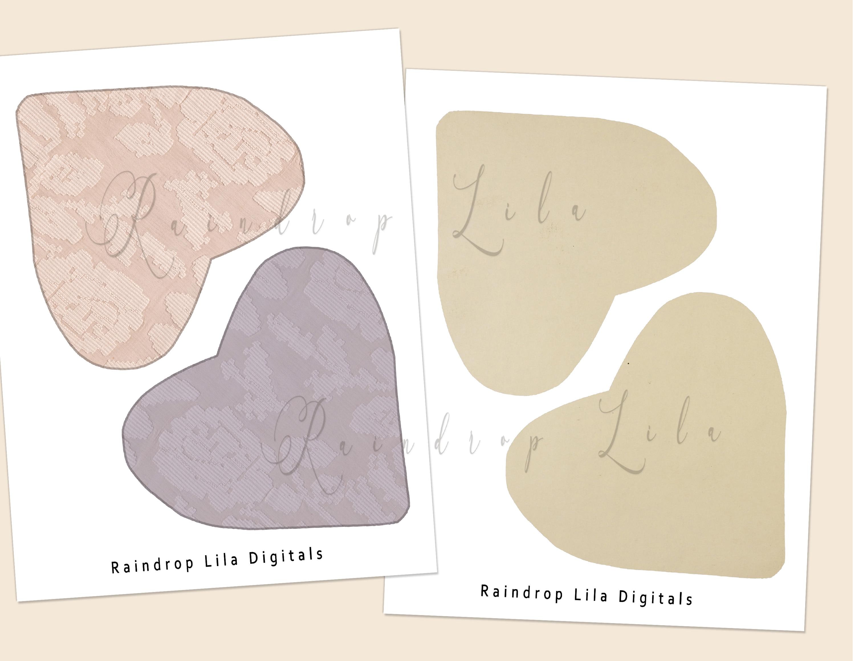 Floral Heart Shaped Journal Printable, Vintage Kit - INSTANT DOWNLOAD ...