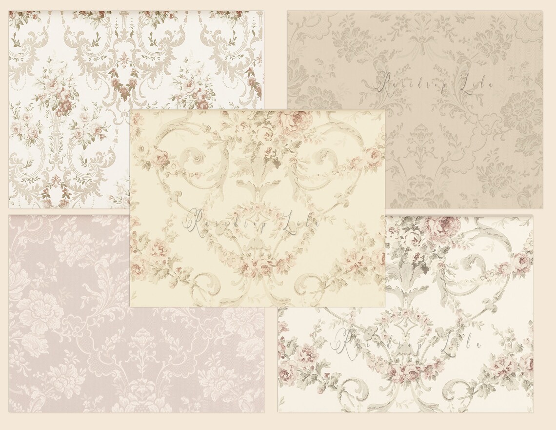 Pretty Neutral Wallpaper- INSTANT DOWNLOAD - Raindrop Lila Digital Kit ...
