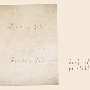 Faith -MINI- Flash Card Label Printable - Vintage Style - Raindrop Lila ...