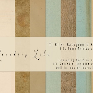 TJ Kits Back Ground Basics- Instant Download Printable, Digital Tall ...