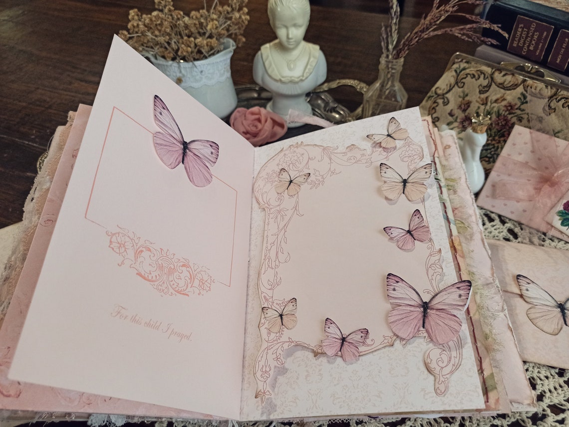 PEACHY PINK PAPER Layouts With Frames Digital Printable - Etsy