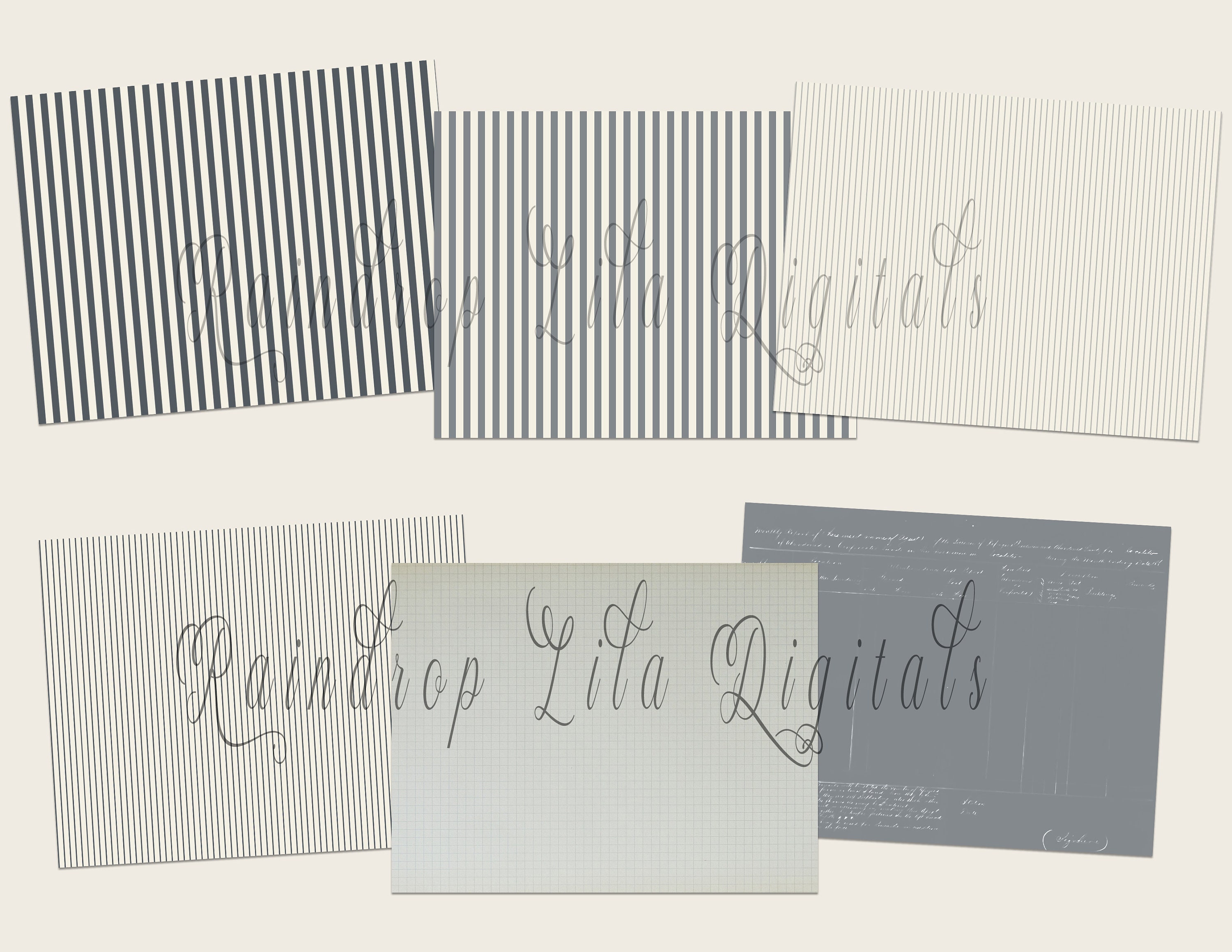 Camille Background Paper Printable - Digital Papers for Junk Journaling ...